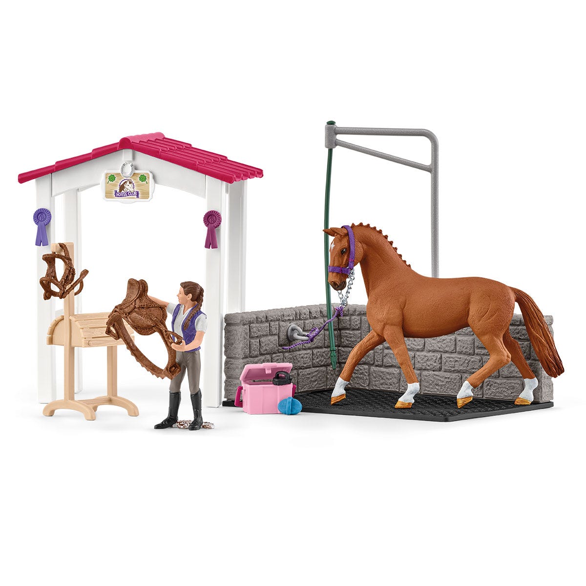 Waschplatz mit Pferdebox 72177 HORSE CLUB | schleich Waschplatz mit Pferdebox 72177 HORSE CLUB | schleich